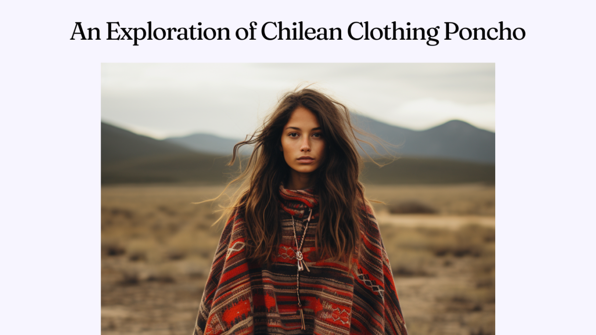An Exploration of Chilean Clothing Poncho - Poncho Clothing